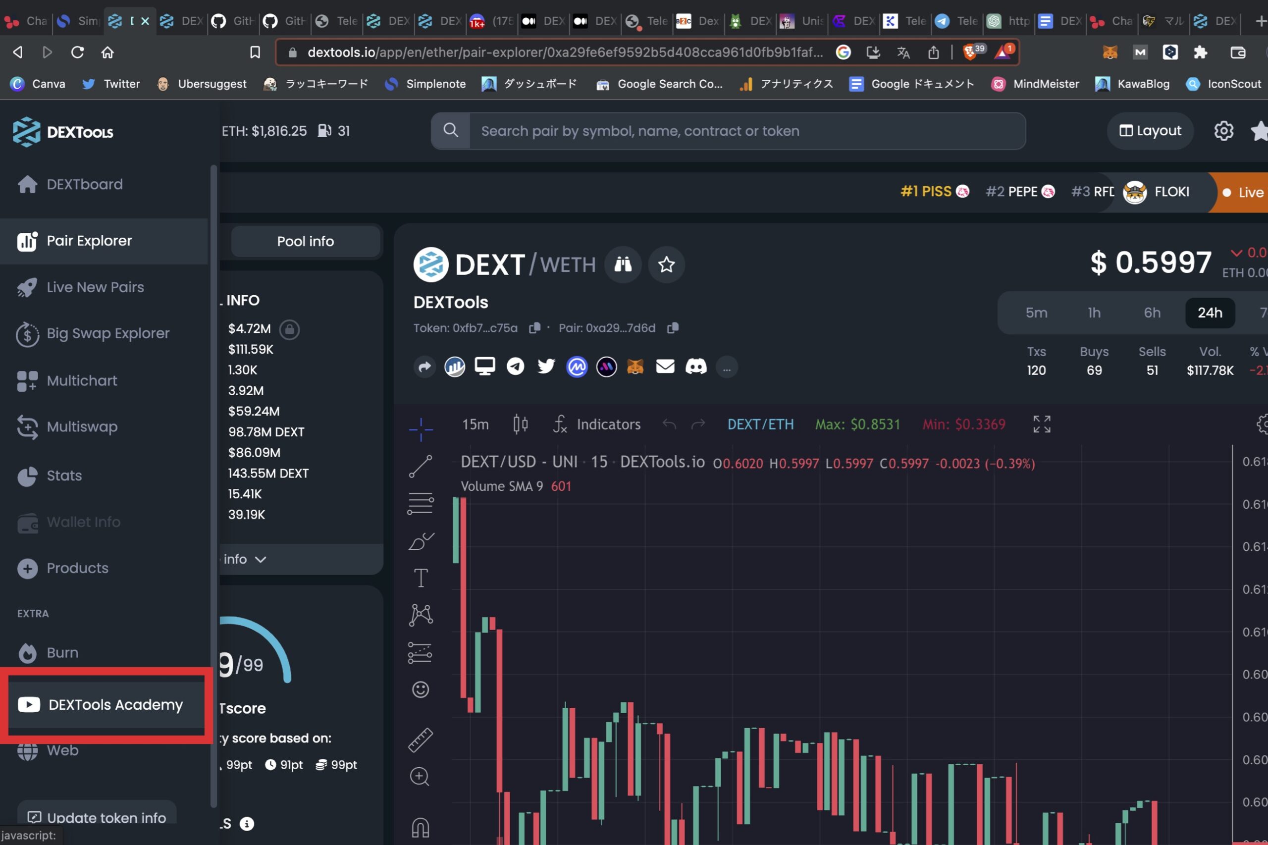DEX Toolsとは？特徴や使い方を詳しく解説 | JinaCoin
