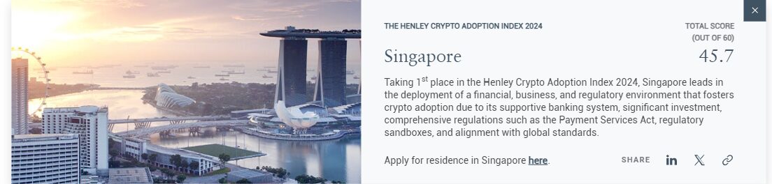 仮想通貨採用率、シンガポールが世界一に｜アジア勢が躍進 | JinaCoin